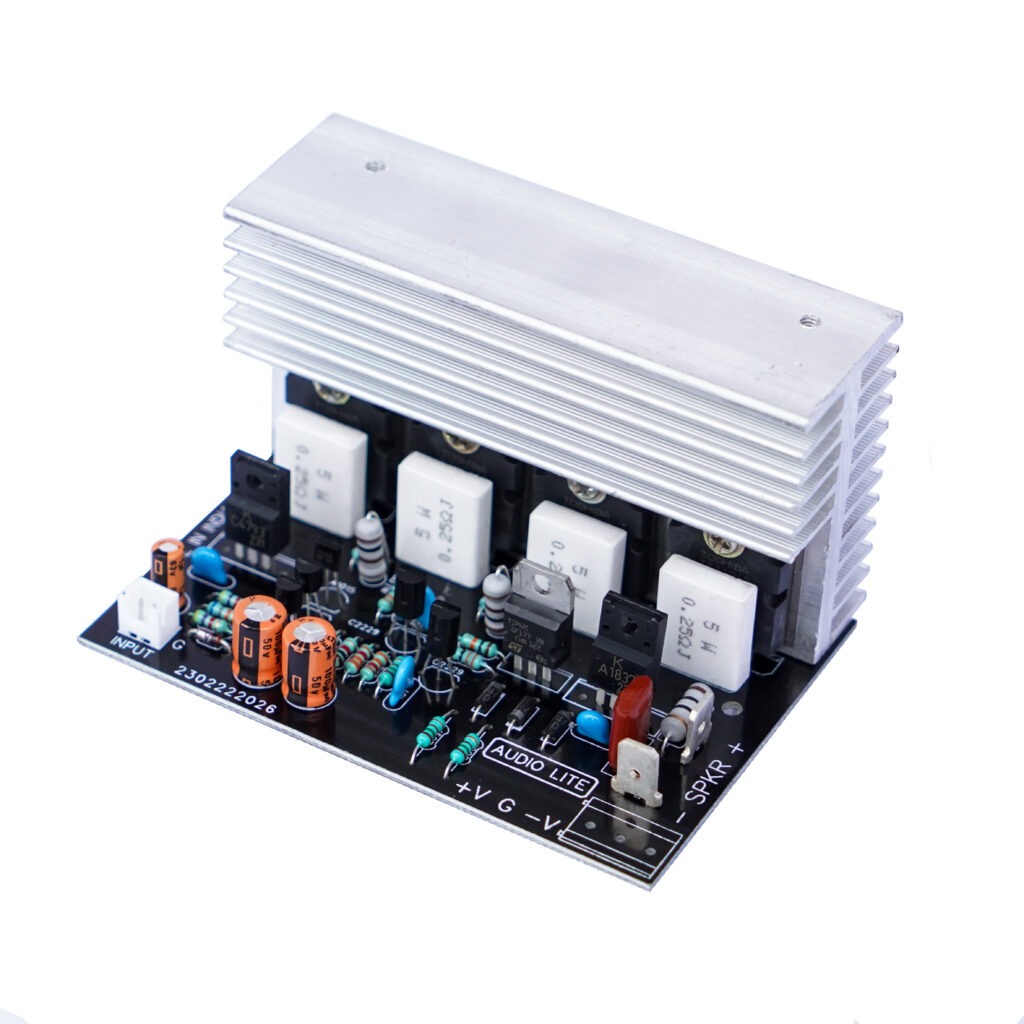AUDIO LITE 200W Mono Amplifier Board Using 2 Pair of 2SC5200+2SA1943 as ...